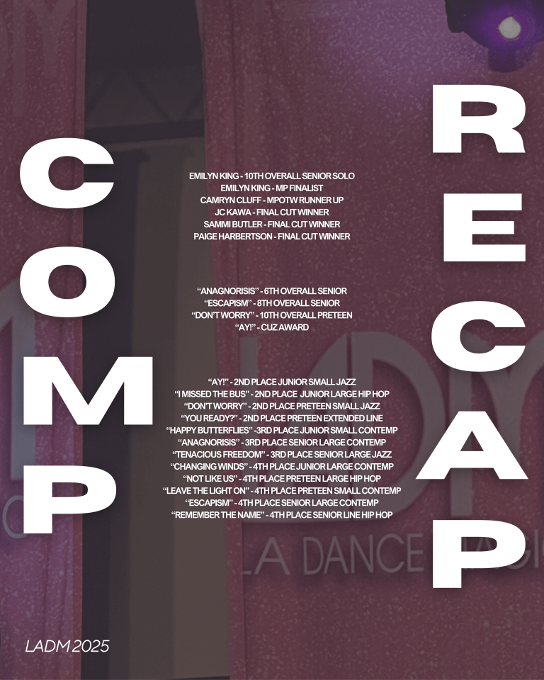 Current Competition Team Information – Davis Dance Academy